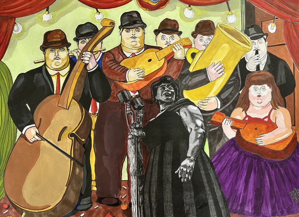 Roberto Branda – Jazz Art 10 (Botero – Fitzgerald) | Juana de Arte
