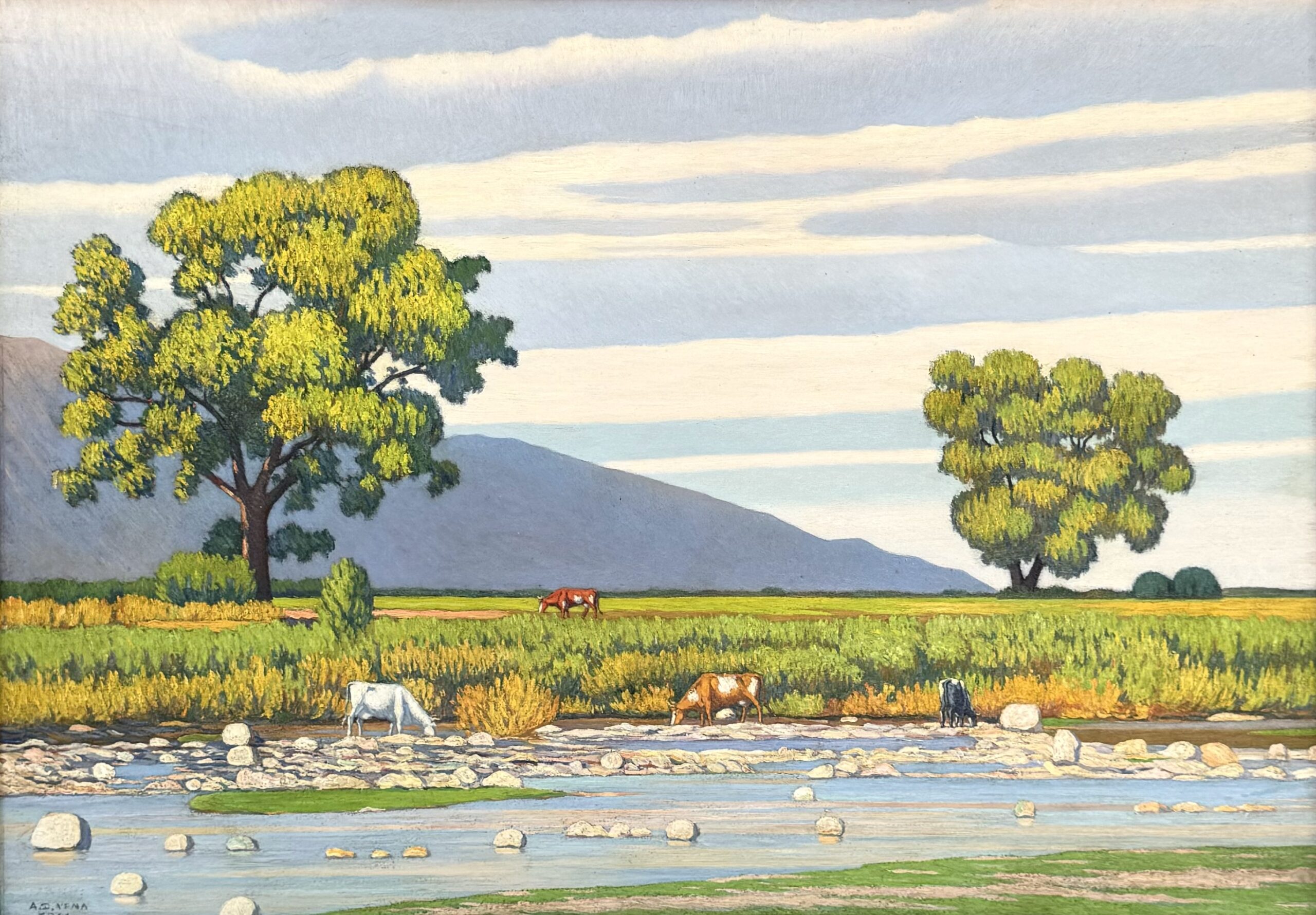 Lote 19. Ángel Domingo Vena – “Paisaje de Córdoba” | Juana de Arte